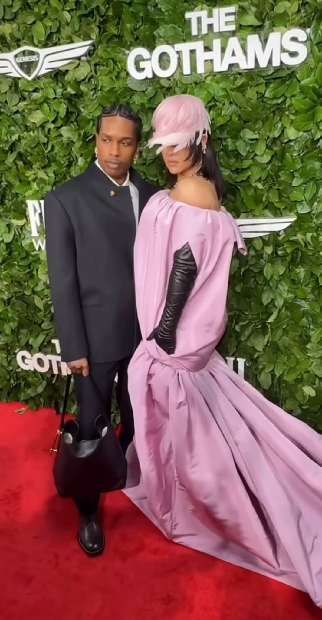 Fashion Bomb Couple: A$AP Rocky & Rihanna Step out to the Gotham Awards ...